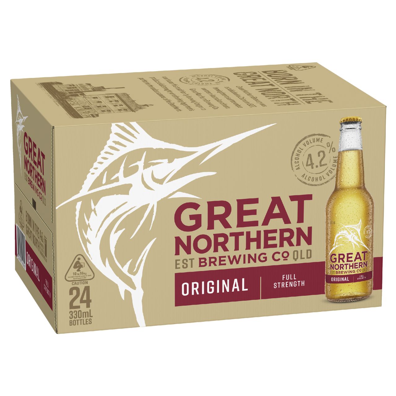 GREAT NORTHERN ORIGINAL 330ML STUBBIES