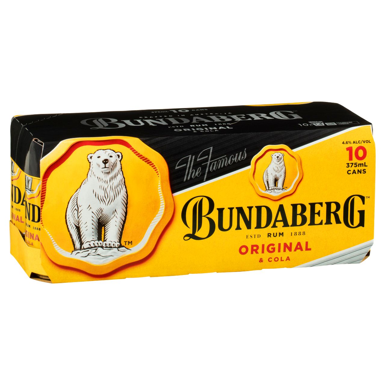 BUNDABERG UP RUM & COLA 375ML CANS - Liquor Warehouse - Torquay