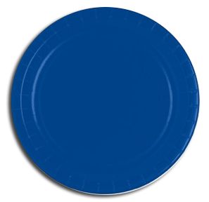 Royal Blue Large Party Plates pk24 | Mall Planet
