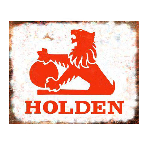 Holden Rustic Tin Sign - TIN SIGNS - The Kiwi Mancave