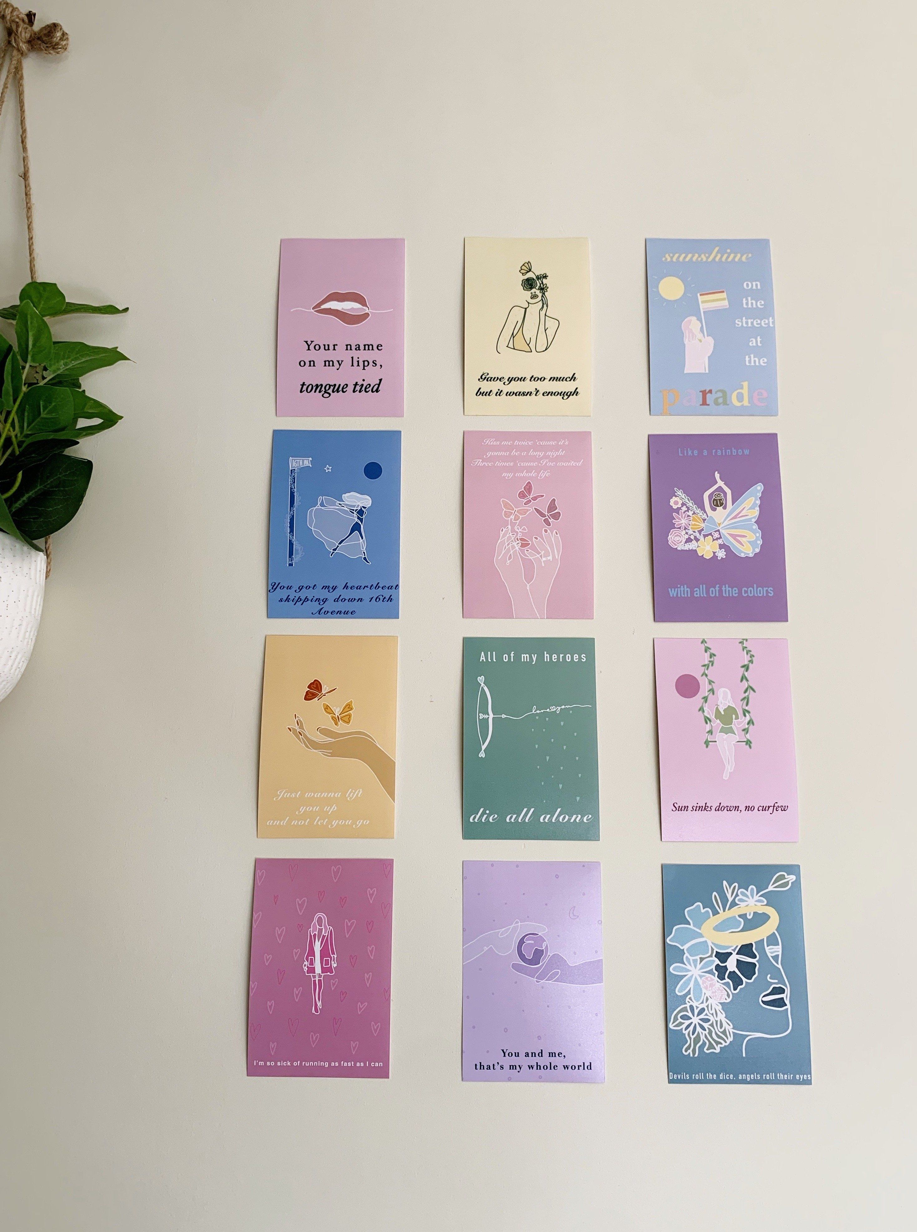 Taylor Swift 'Lover' print set - Made By Soph