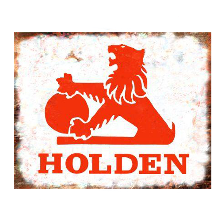 Holden Rustic Tin Sign - TIN SIGNS - The Kiwi Mancave