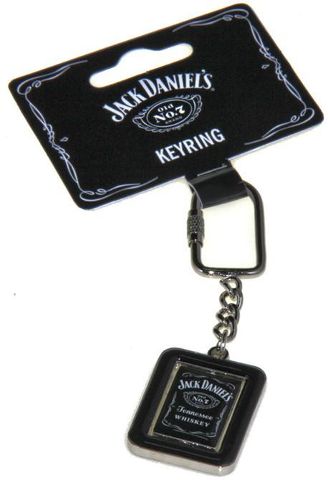 Jack Daniels Full Label Swivel Keyring - The Kiwi Mancave