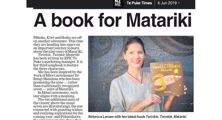 Rebecca Larsen - New Zealand Author