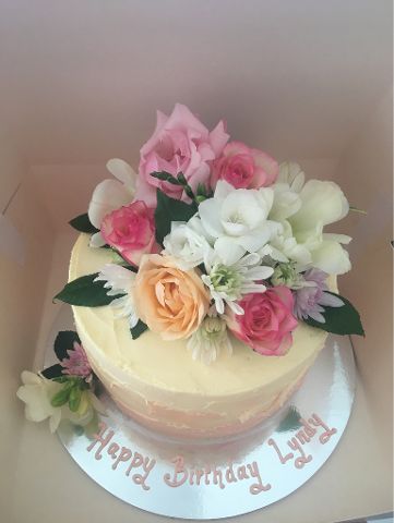 Floral Lemon Cake - Cake Collective | Hawke's Bay Online