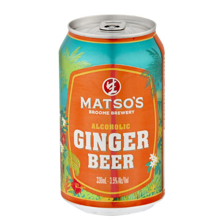 MATSO'S ALCOHOLIC GINGER BEER 330ML CANS