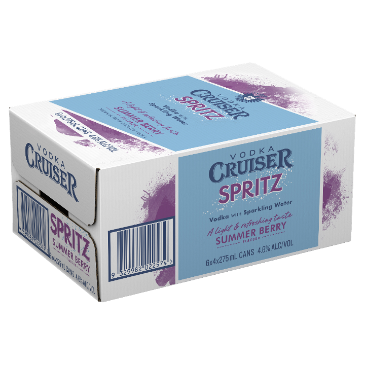 CRUISER SUMMER BERRY SPRITZ 275ML CANS
