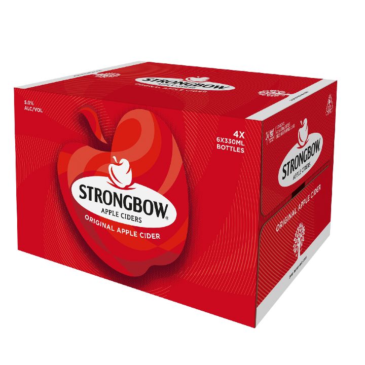 STRONGBOW ORIGINAL APPLE CIDER 330ML BOTTLES