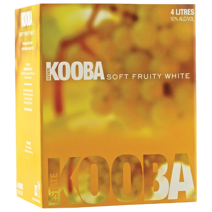 KOOBA SOFT FRUITY WHITE 4L CASK - Liquor Warehouse - Gladstone