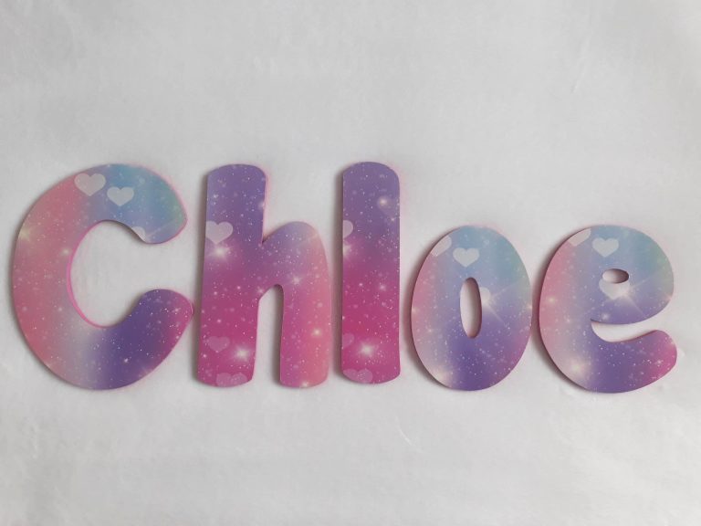 Heart and Sparkle wall letters - Made to order - 20cm high for the ...