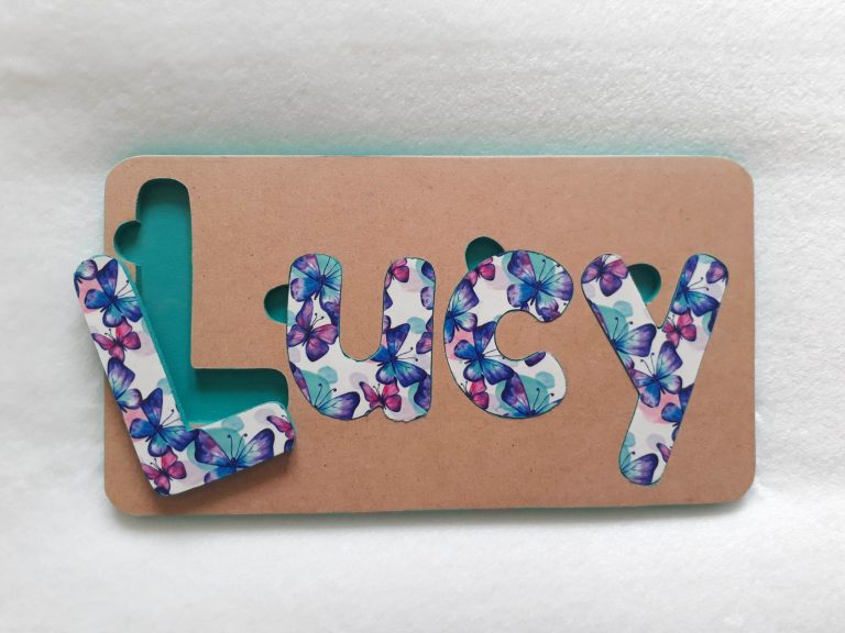Name Puzzle - Made to order- Lucy Design - Maisie and Me