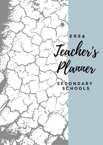 2024 Secondary Schools Teachers Planner - Little Red House