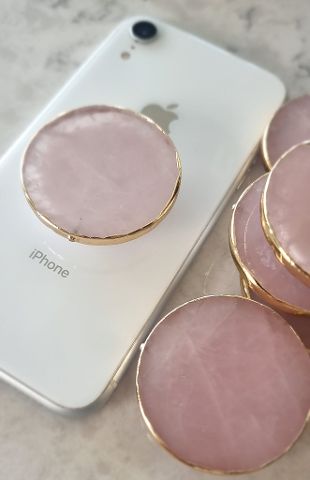 Rose Quartz Phone Grip - For Keeps | Chooice