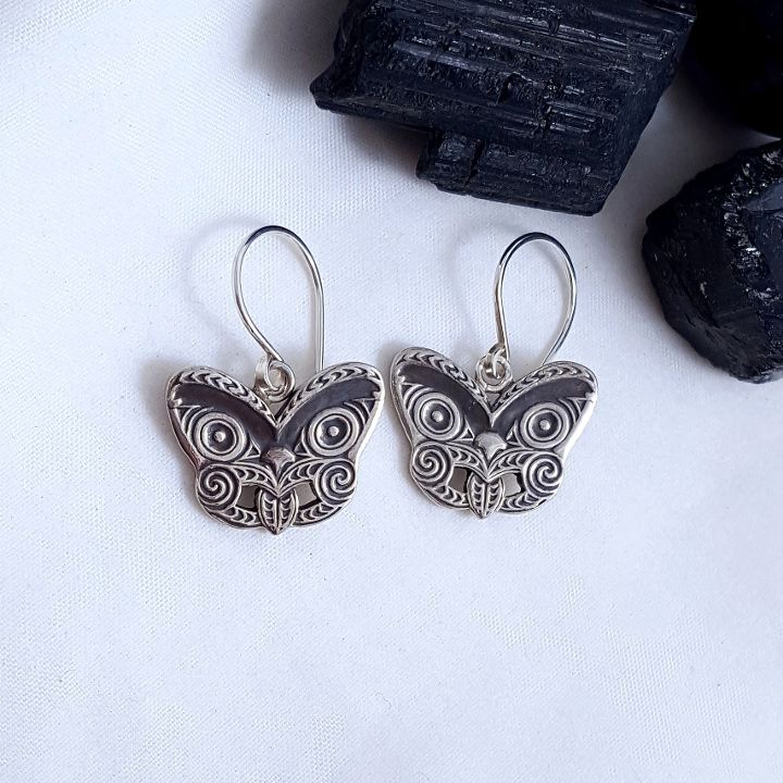 Koruru Coin Earrings *Made to Order* - Orchid Blue NZ | Chooice