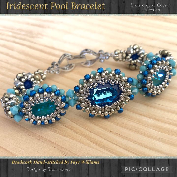 Iridescent Pool Bracelet - Fayes Beaded Jewellery | Chooice