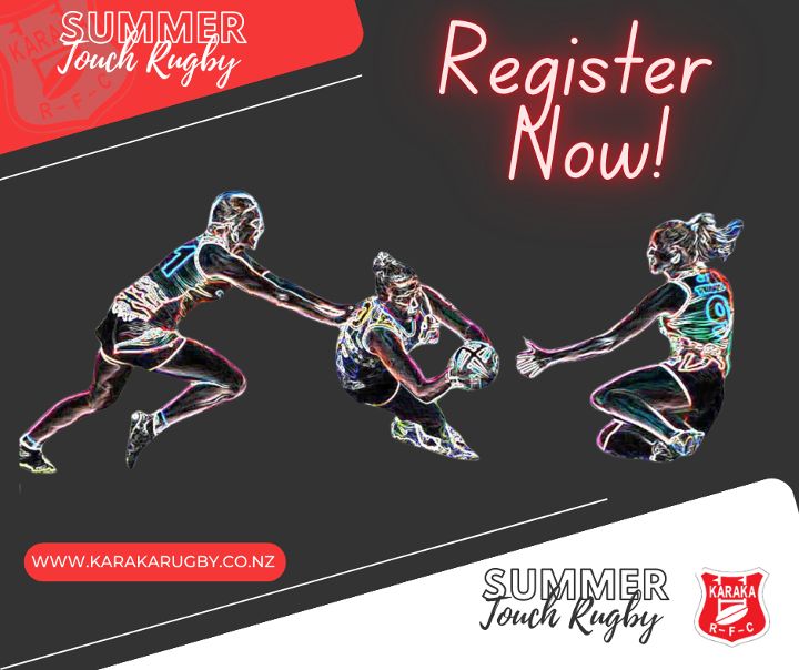 Team Touch Registration 2024 - Karaka Rugby Club - Seniors