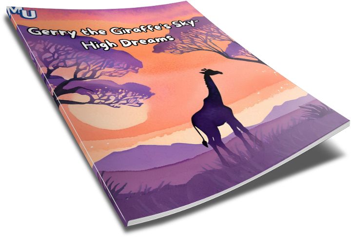 Kids Story Book - Gerry the Giraffe's Sky-High Dreams