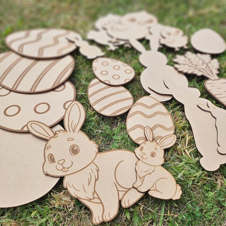 Easter MDF Shapes - Muddle | Chooice