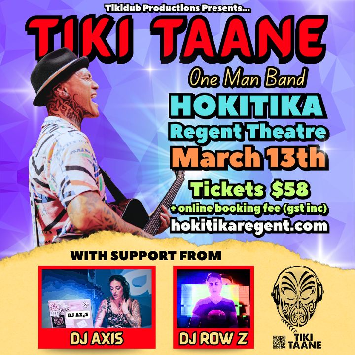 HOKITIKA - Tiki Taane One Man Band Show - TIKIDUB | TIKIDUB