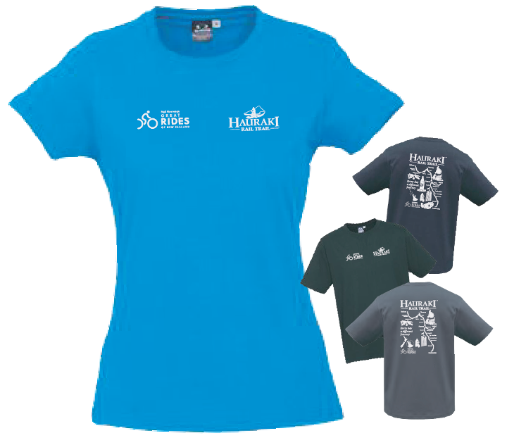 HRT Supporter t-shirt - Ladies fit - Hauraki Rail Trail