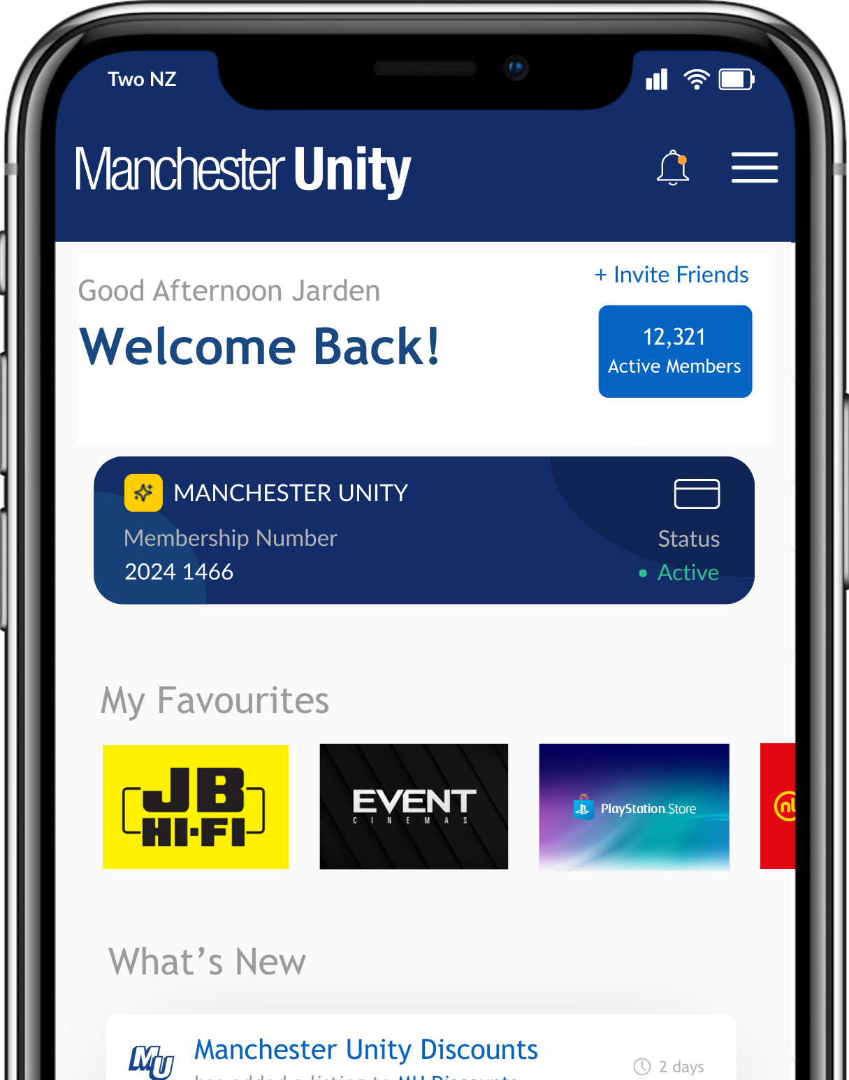 Manchester Unity Discounts | WorkPerks